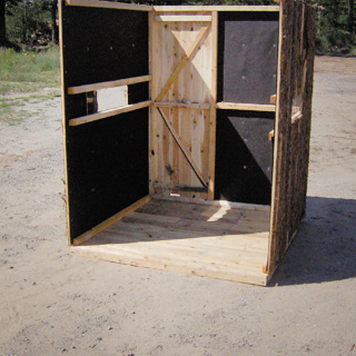 Hunting Deer Blinds & Cedar Wood Hunting Blind Kits | Productive Cedar ...